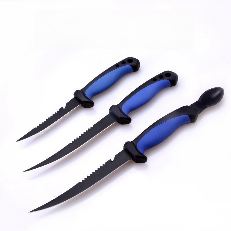 Stainless steel back tooth fish knife - Utility knife.ca