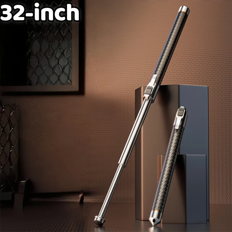 Alloy Steel Automatic Spring Telescopic Baton - Utility knife.ca