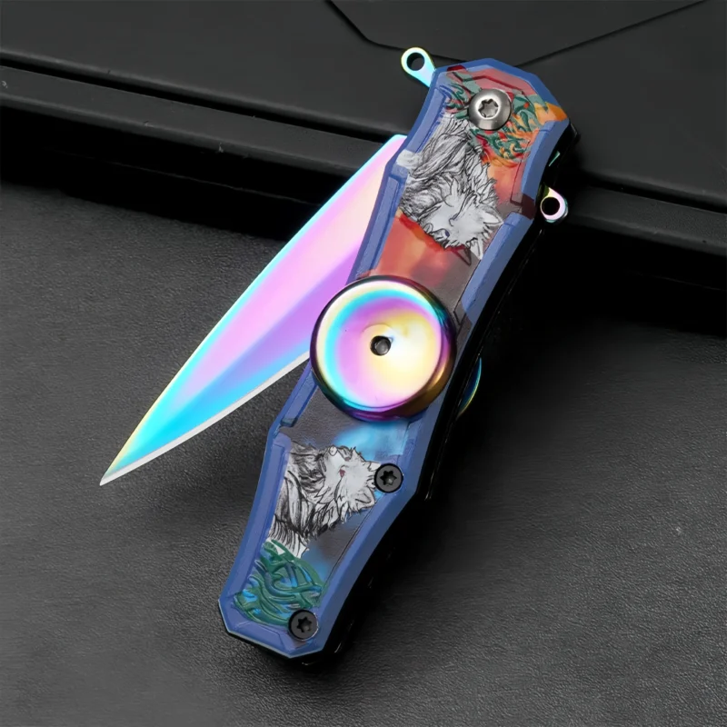 Fidget Spinner Knife EDC Multi-purpose Pocket Knife - Utility knife.ca