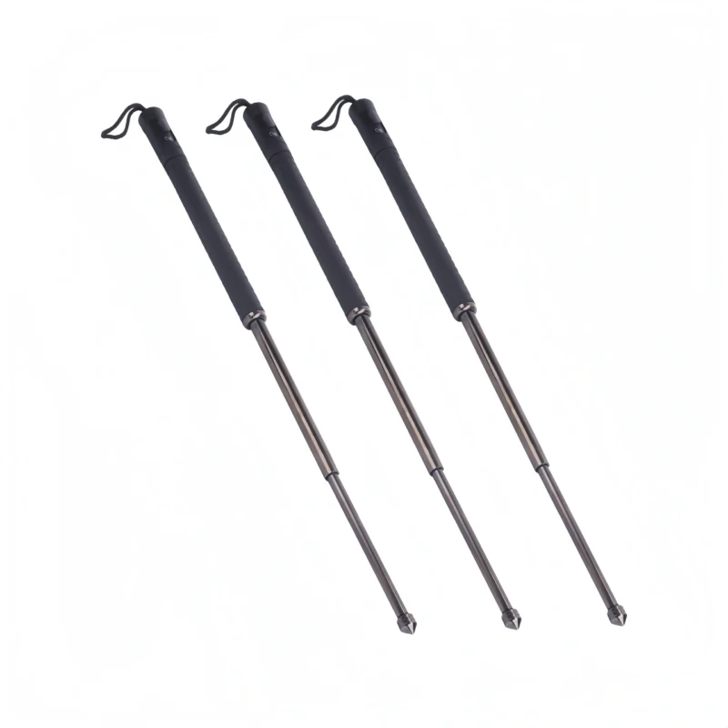 Automatic Spring Telescopic Baton with Alloy Steel Conical Tip ...