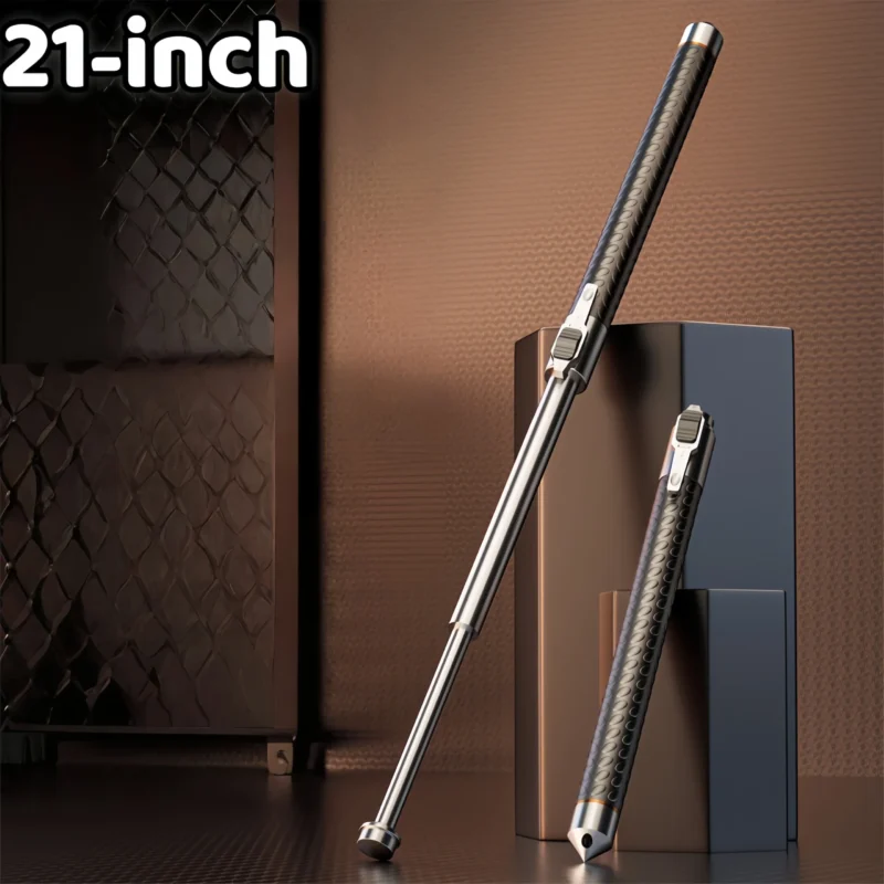 Alloy Steel Automatic Spring Telescopic Baton - Utility knife.ca