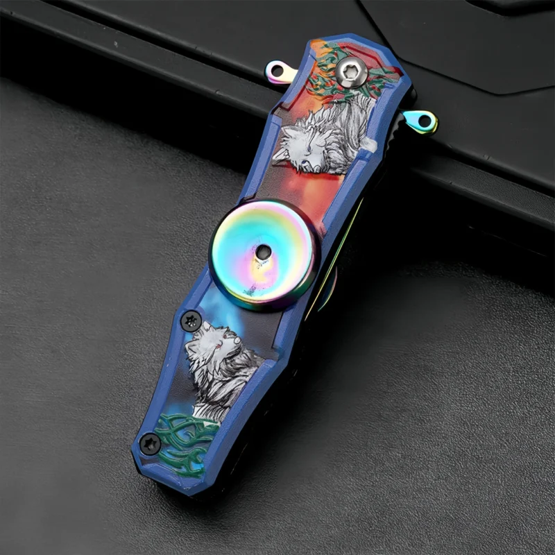 Fidget Spinner Knife EDC Multi-purpose Pocket Knife - Utility knife.ca